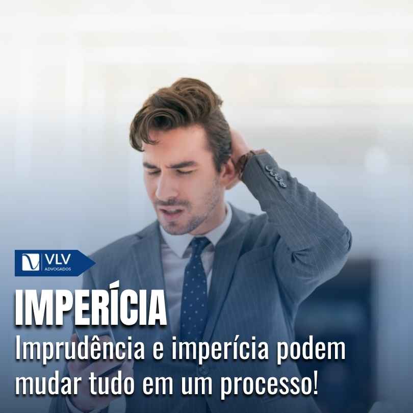 Imperícia: diferença para negligência e imprudência!